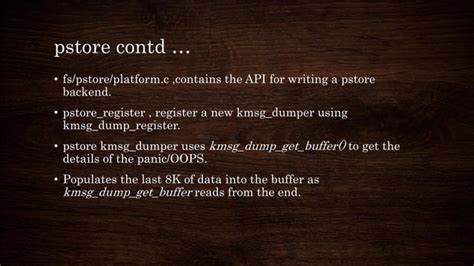 Logging Kernel Oops And Panic Pdf