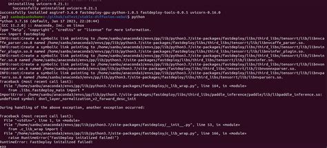 Fastdeploy Import 导入期 提示 初始化失败 · Issue 1798 · Paddlepaddlefastdeploy