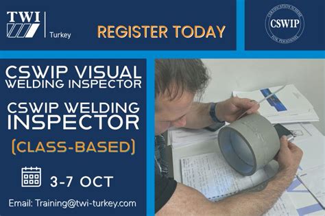 Twi Turkey Linkedin‘de Cswip Yüzyüze Twi Twiturkey Weldinginspector Onlinecourses Training