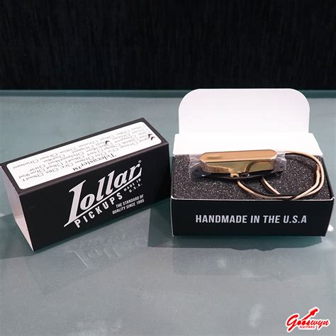 Lollar Pickups Special T T Style Neck Gold Cover Gooswyn Guitar