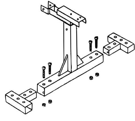 Wiltec 30171 Xpotool Boat Trailer Bottom Support Brackets And Keel