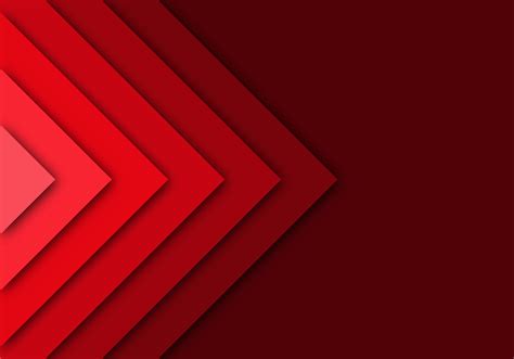 Red Background Geometric Overlap Layer Paper Cut On Dark With Space Design 9362450 Vector Art At