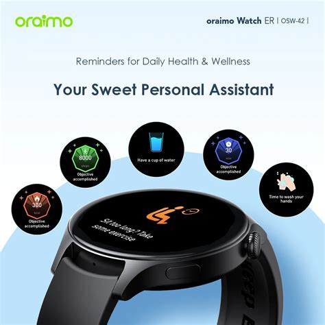 Oraimo Smart Watch Er Osw 42 143 Amoled Black