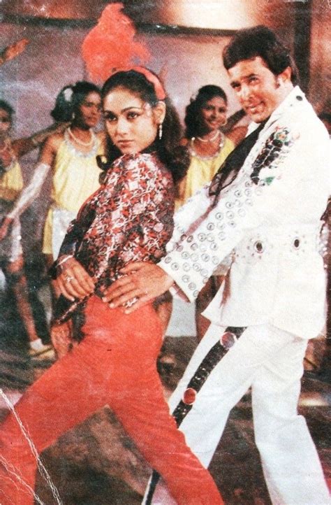 Rajesh Khanna With Tina Munim Rajesh Khanna Vintage Bollywood Film