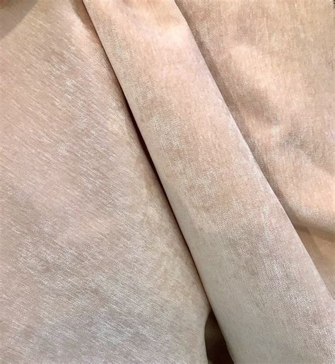 Designer Velvet Chenille Fabric Ballet Pink Upholstery Bty