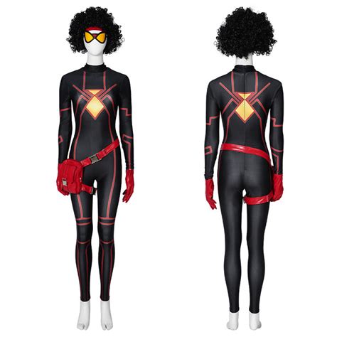 Spider Woman Jessica Drew Cosplay Costume Supergirl Amazing Bag Head S Accosplay