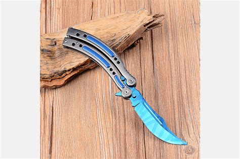 Cutss Knives Cs Go Butterfly Trainer Knives Fixed Blade Knives Drop