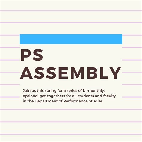 Ps Assembly On Drama With Professor Gaines