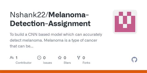 Github Nshank22melanoma Detection Assignment To Build A Cnn Based Model Which Can Accurately
