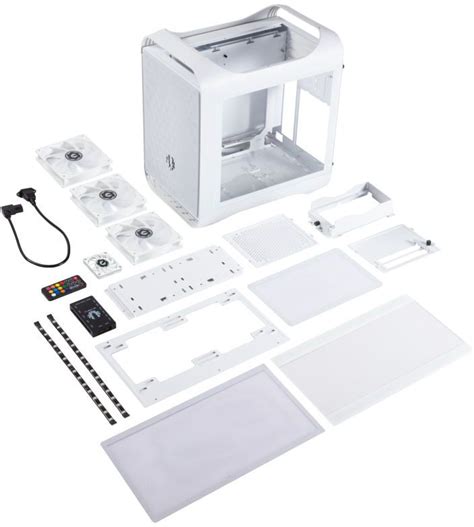Кутия Bitfenix Prodigy M2022 Argb Cube Tower бялапрозрачна Ozonebg