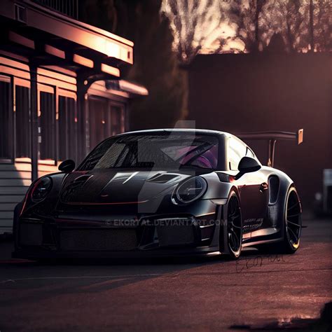 Ekortal Black Porsche 911 Gt3 Rs By Ekortal On Deviantart