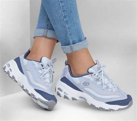 Skechers Womens D Lites Popular Vote Sneakers Marks
