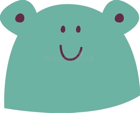Frog Animal Face Stock Vector Illustration Of Animal 283457821