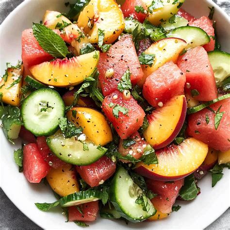 The Peach Watermelon Salad That Tastes Like Summer