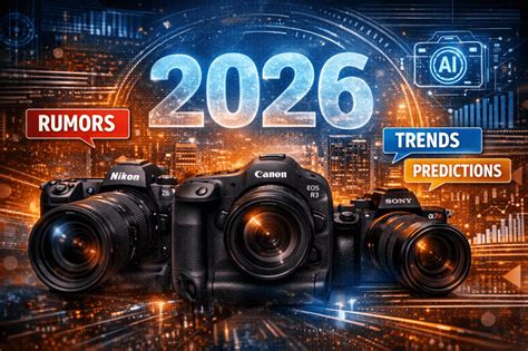 Nikon Canon And Sony Cameras In 2026 Insights Speculations And