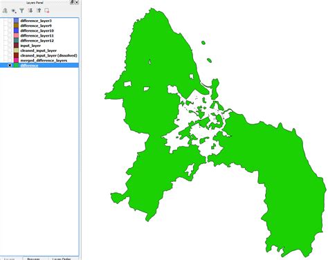 Geoprocessing Qgis Difference Tool Return Empty Layers Geographic Information Systems
