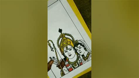 Ramar Sitha Drawing With Ungal Sangimangi Shorts 🎨🖌️🖍️ Youtube