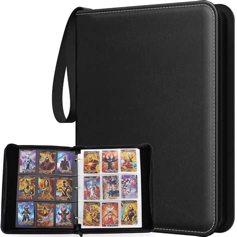 Raccoglitore Carte Collezionabili Con Cerniera 60 Pagine 1080 Tasche