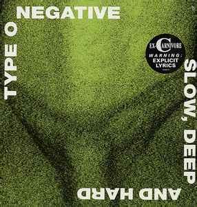 Type O Negative Slow Deep And Hard Vinyl Lp Album Stereo 1991
