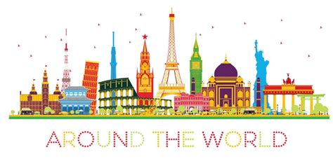 World Landmarks Vector Art Icons And Graphics For Free Download