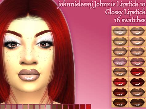 Johnnieleemj Johnnie Lipstick 10 Downloads The Sims 4 Loverslab