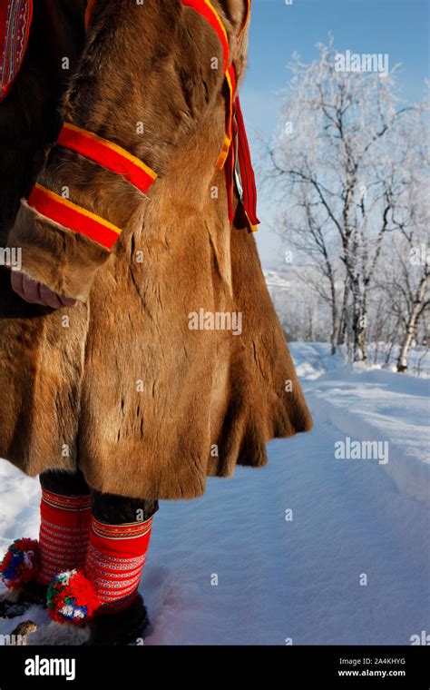 Laplander Traditional Costume Detail Lapp Lapps Laplander