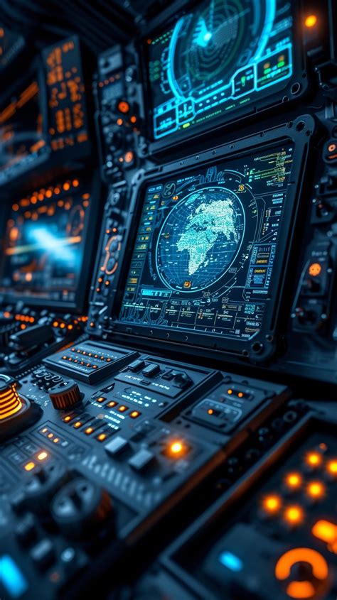 Free Futuristic Control Panel Image Technology Futuristic Control