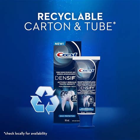 Crest Pro Health Toothpaste Densify Daily Protection Rebuilds Tooth