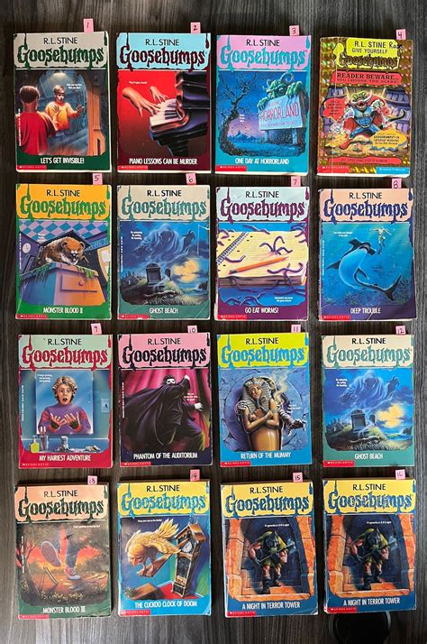 Goosebumps Books By R L Stine Vintage Choose Your Favourites New