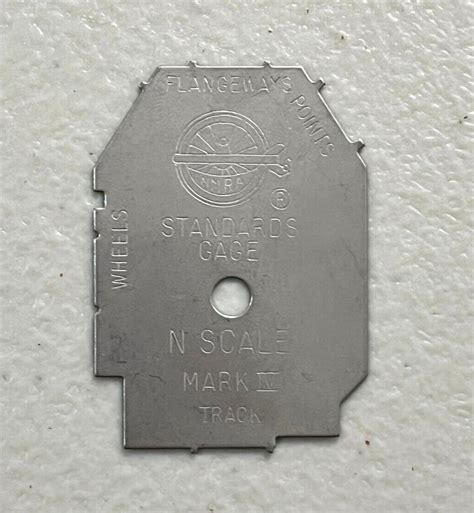 Nmra N Scale Mark Iv Standards Gauge Used 4654811092
