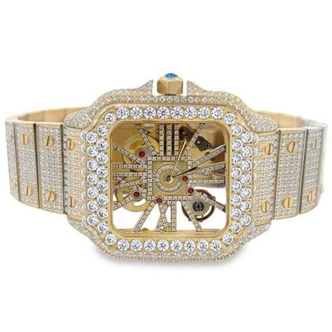 Moissanite Mens Watch