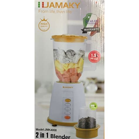 Jamaky 2 In 1 Blender 350w 1 5l Blender