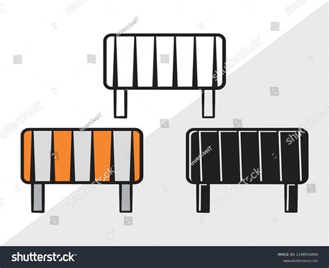 Barricades Svg Printable Vector Illustration 库存矢量图（免版税）2188918869