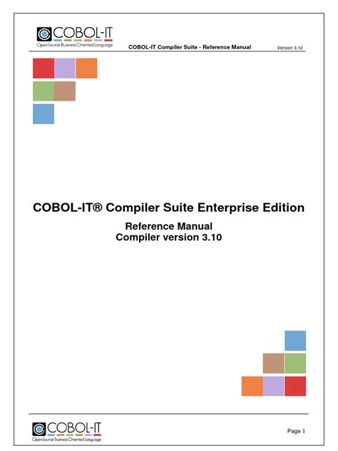 Cobol It Reference Pdf Computer Program Programming