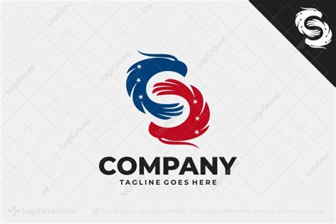 Letter S Eagle Logo