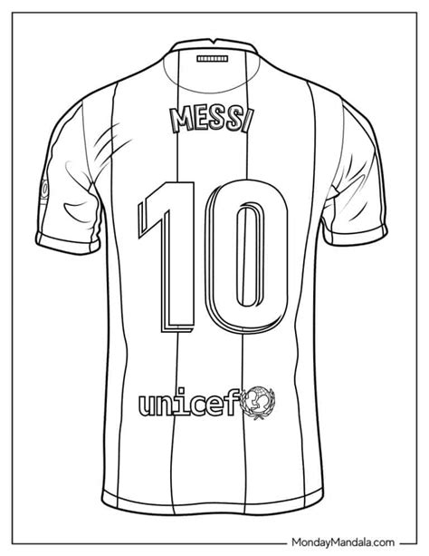 38 Lionel Messi Coloring Pages Free Pdf Printables