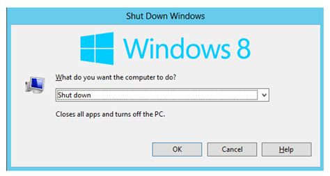 quickly shutdown windows 8 windows 7 and other microsoft operating system