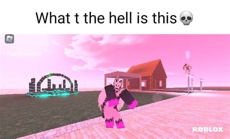 What T The Hell Is This Furry Avatar Roblox Ifunny