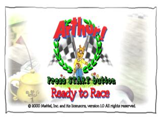Arthur Ready To Race Playstation · Retroachievements