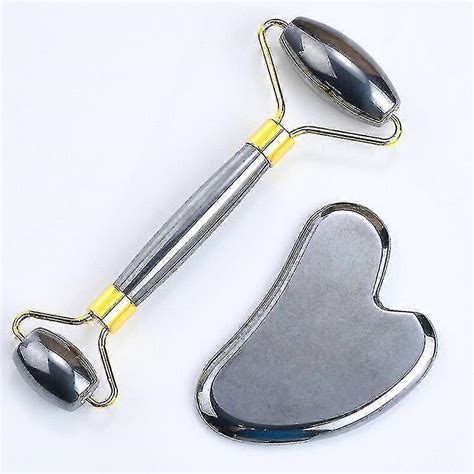 Terahertz Face Gua Sha Crystal Roller Facial Massage Scratch Board