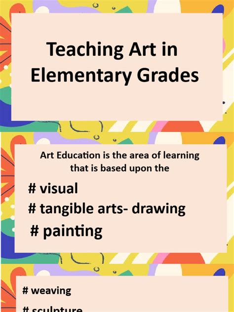 Teaching Arts In Elem Grade Ppt 2 Pdf The Arts Sculpture