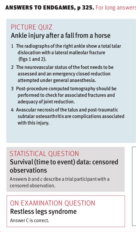 Anteroposterior Ankle Radiograph Showing A Total Talar Dislocation