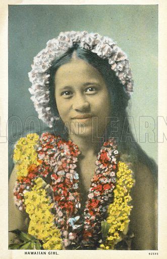 Hawaiian Girl Stock Image Look And Learn