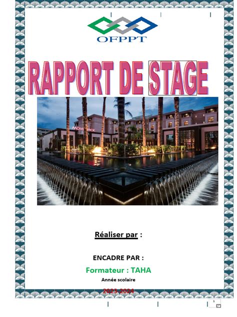Exemple Rapprt De Stage Pdf Affaires Finance Et Gestion Monétaire