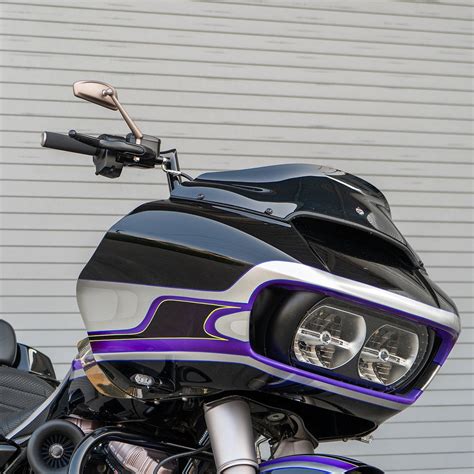 Arlen Ness Tearchop Rightside Mirror Titanium Harley