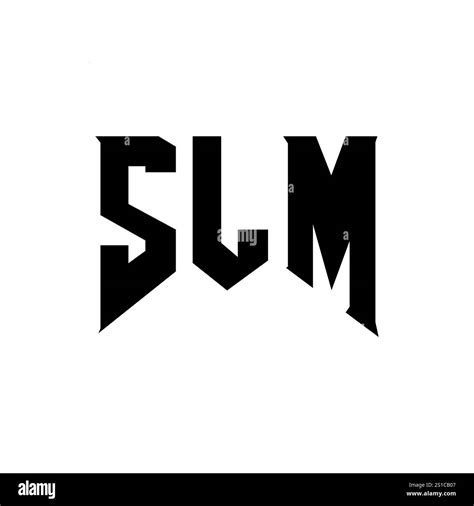 Slm Letter Logo Design For Technology Company Slm Logo Design Black And White Color Combination