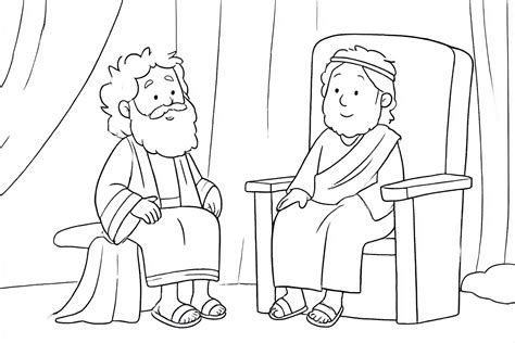 Der Prophet Nathan Ermahnt König David Kindgerecht Erklärt