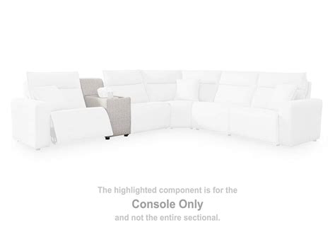 Modmax Ii 3 Piece Power Reclining Sectional With Chaise And Audio Console