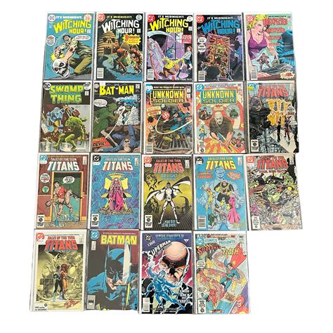 Selection Of Dc Comic Titles To Include The Witching Hour 1970s Nos 50