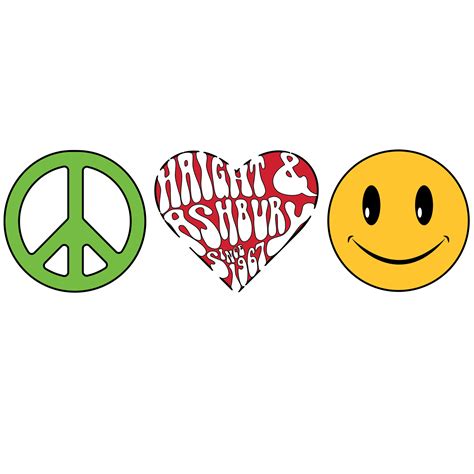 Peace Love And Happiness Symbols